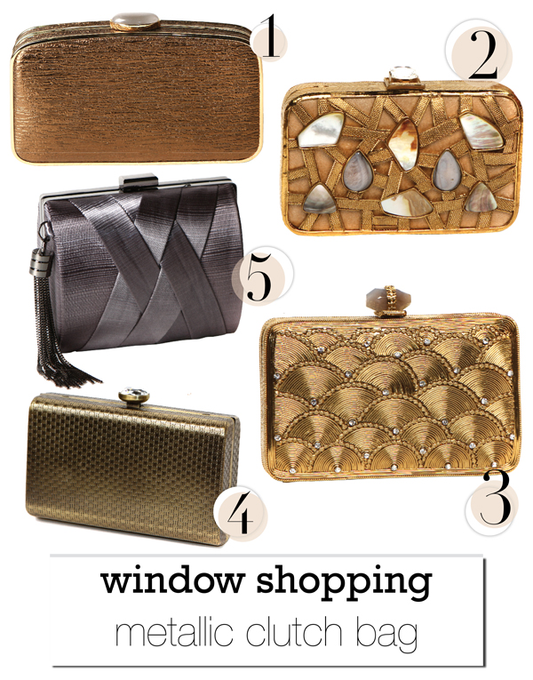 Metallic clutch bag | Ι LOVE STYLE